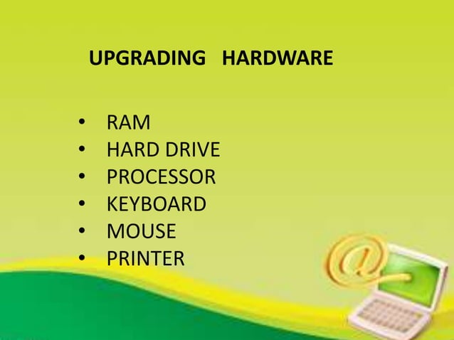 hardware and software upgrade | PPSX | Computing | Technology & Computing