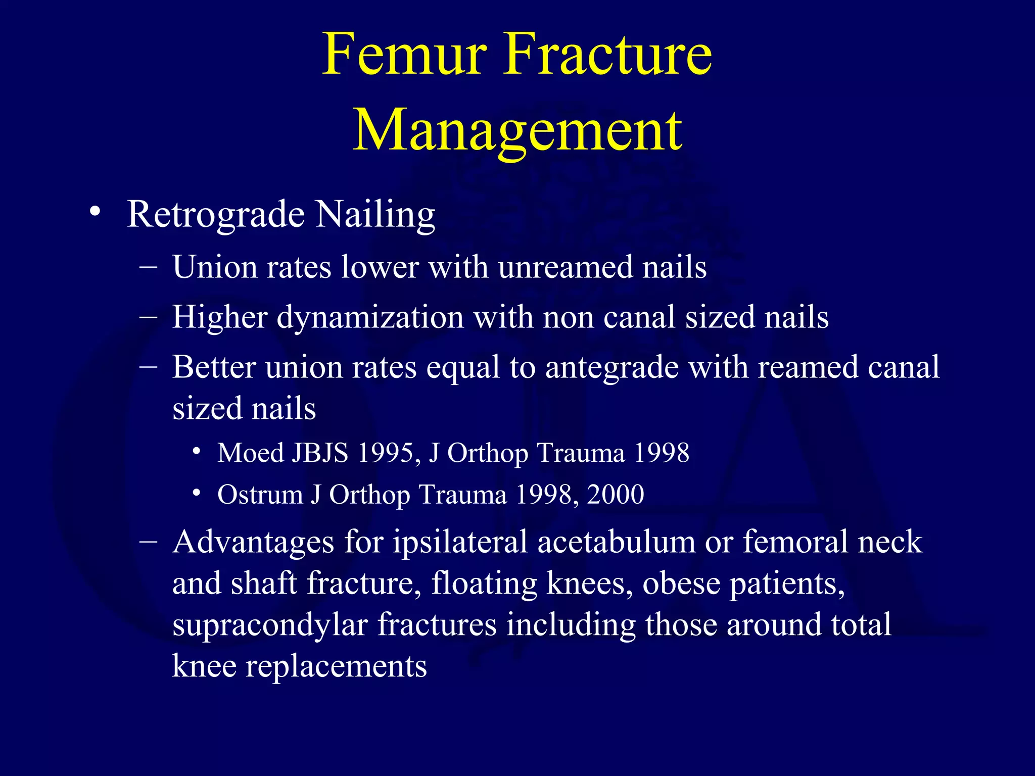 L04 femur shaft, st fx | PPT