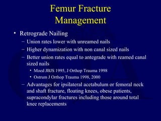 L04 femur shaft, st fx | PPT