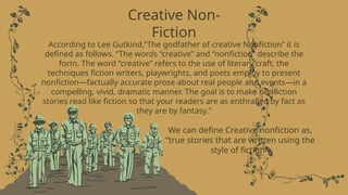L04 - Major Genre Creative Non-Fiction (1).pptx | Boxing | Sports