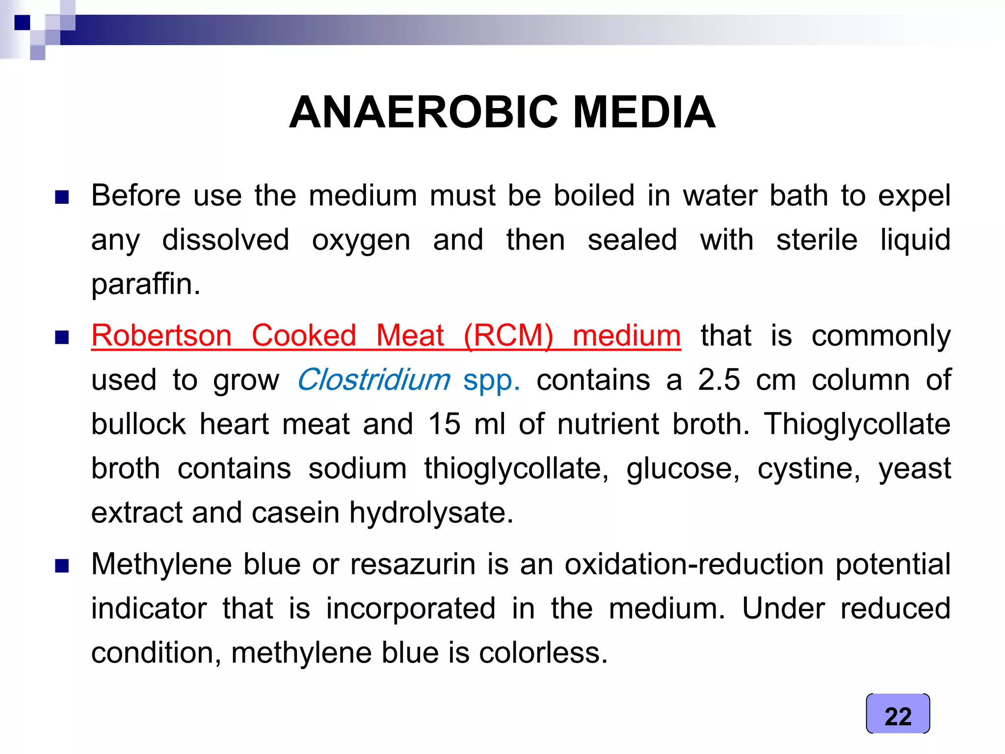 Medical Microbiology Laboratory (culture media classification) | PDF