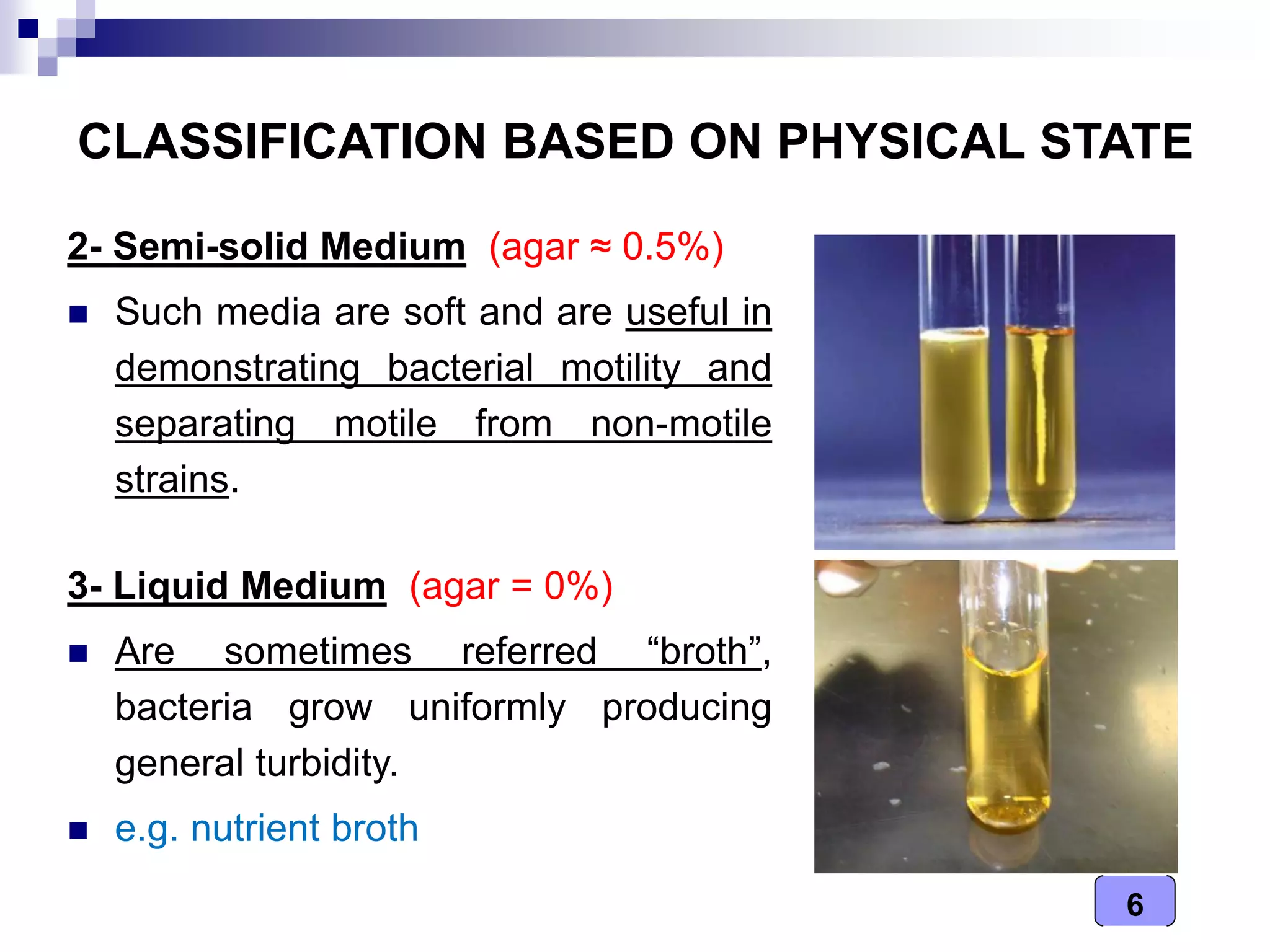 Medical Microbiology Laboratory (culture media classification) | PDF