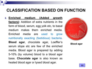 Medical Microbiology Laboratory (culture media classification) | PDF