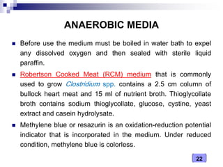 Medical Microbiology Laboratory (culture media classification) | PDF