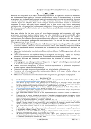 Interfaith Dialogue: Preventing Extremism and Interreligious Conflict ...