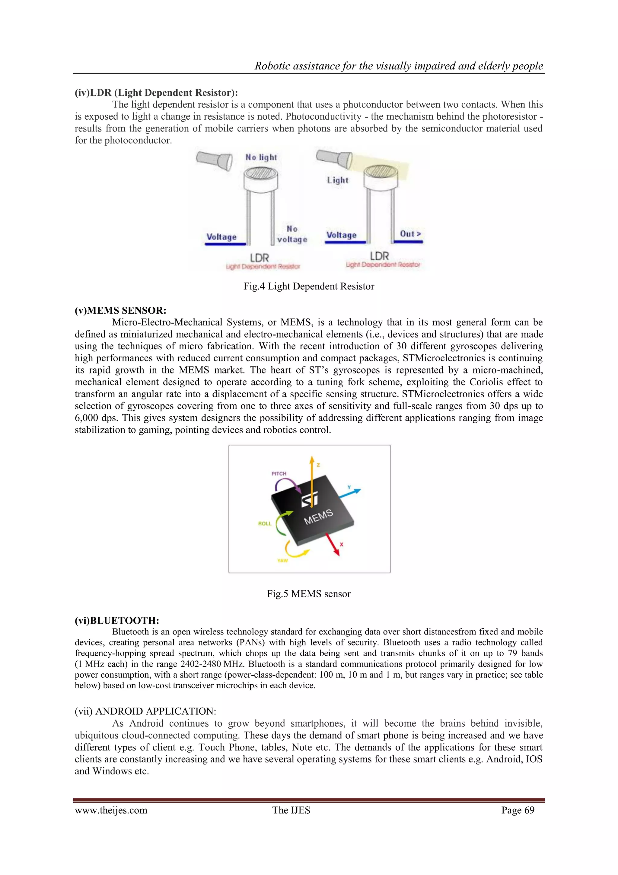 Robotic assistance for the visually impaired and elderly people | PDF