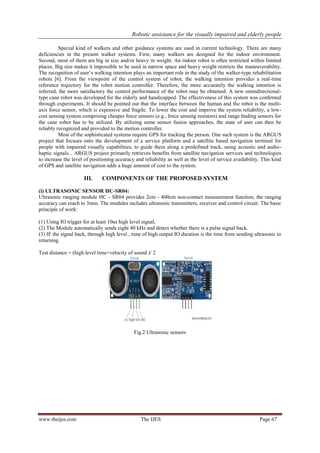 Robotic assistance for the visually impaired and elderly people | PDF