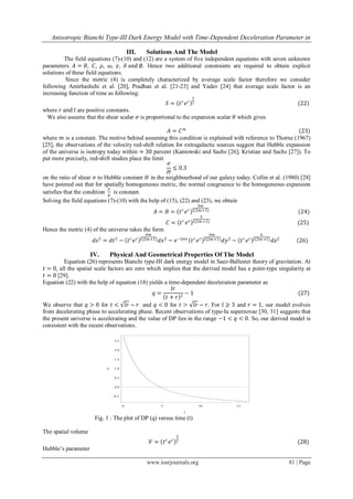 Anisotropic Bianchi Type-III Dark Energy Model with Time-Dependent Deceleration Parameter in ...