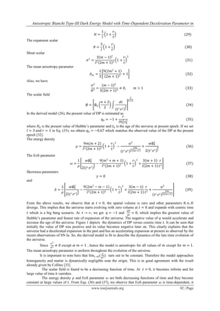 Anisotropic Bianchi Type-III Dark Energy Model with Time-Dependent Deceleration Parameter in ...