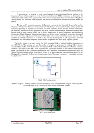 Lab view Based Harmonic Analyser | PDF | Digital Audio | Computer Software and Applications