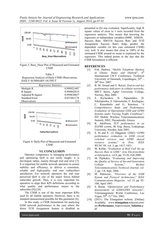 Evaluation of CSSR with Direct TCH Assignment in Cellular Networks | PDF