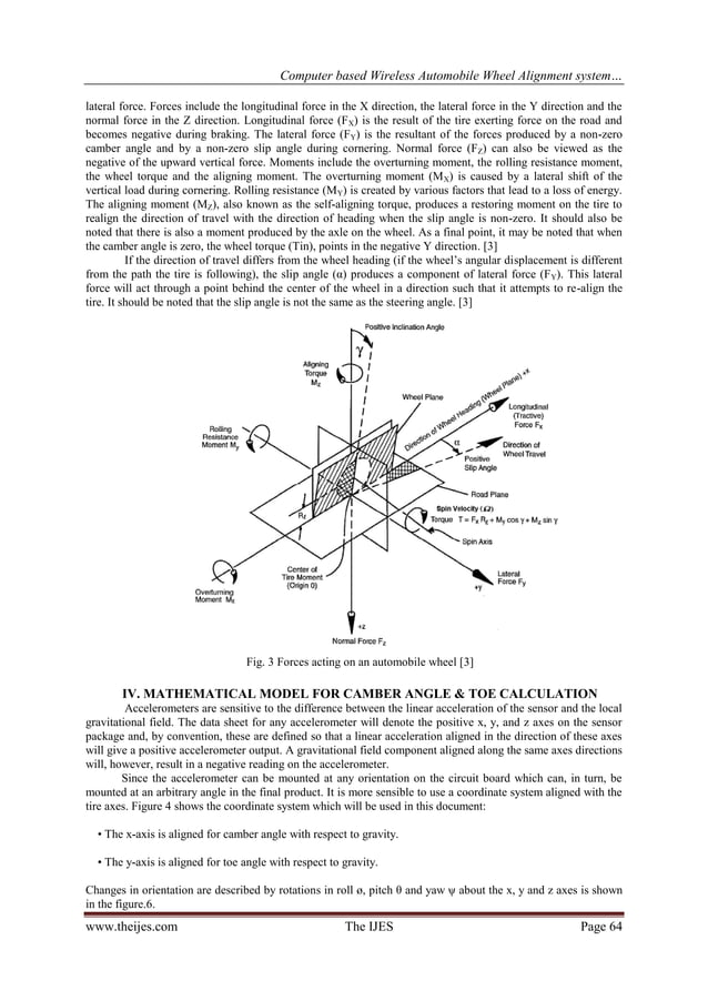 Computer based Wireless Automobile Wheel Alignment system using Accelerometer | PDF