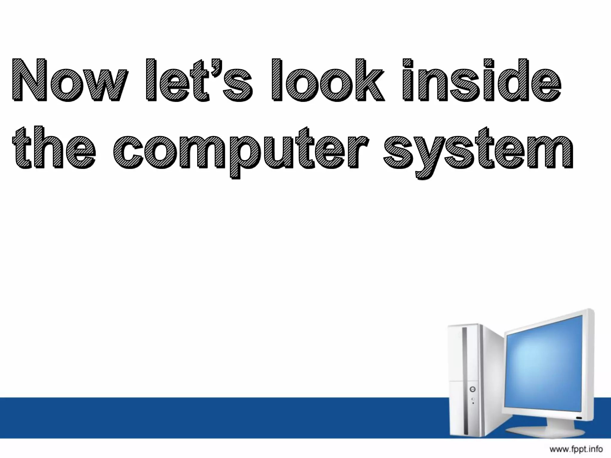 CSS L04 - Integral Parts of the Computer System | PDF