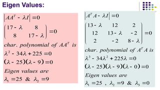 L04 Singular Value Decomposition Moore Penrose .pptx