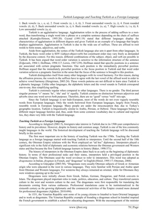 Turkish Language and Teaching Turkish as a Foreign Language | PDF ...
