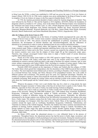 Turkish Language and Teaching Turkish as a Foreign Language | PDF ...