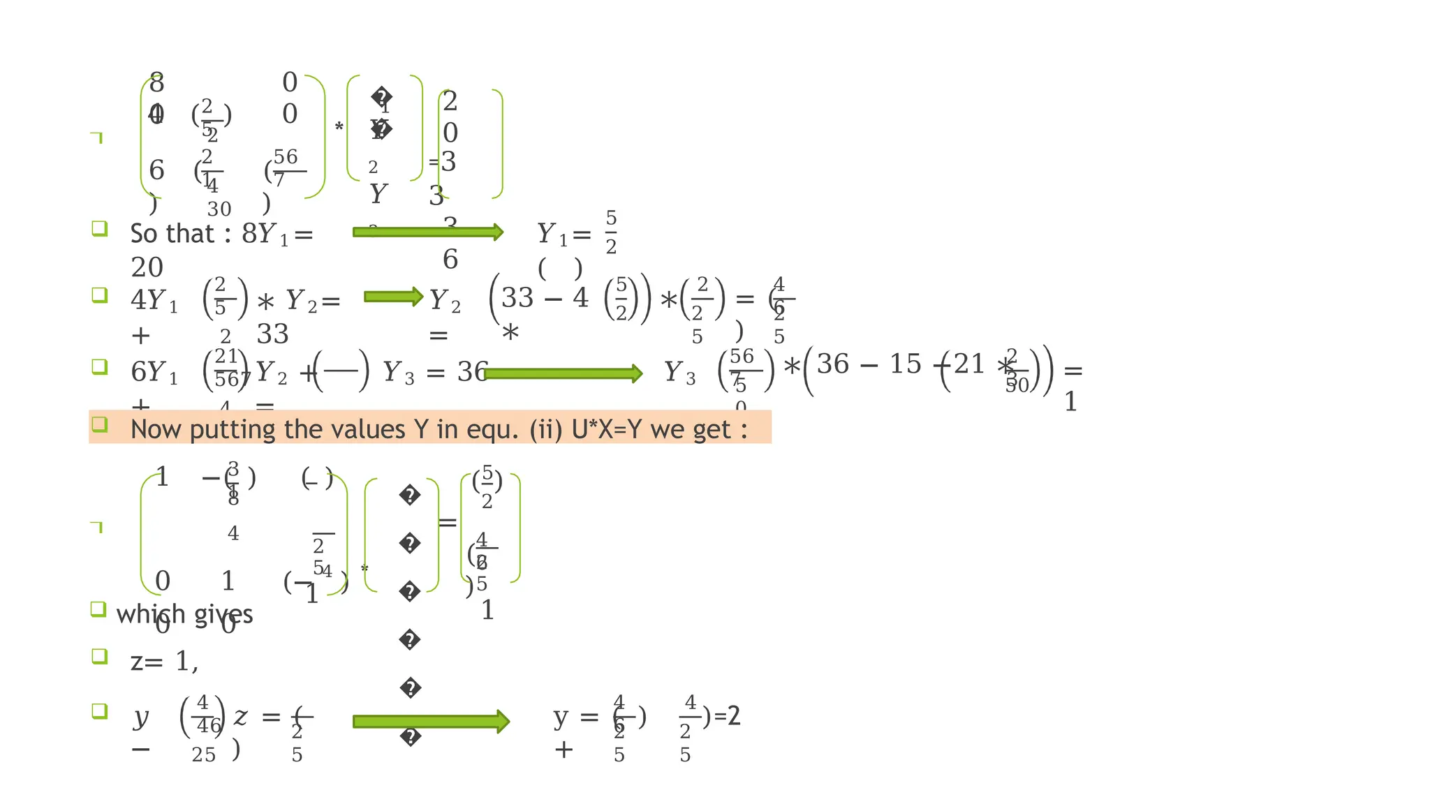 L05 LU Factorization and solution of system of equations.pptx