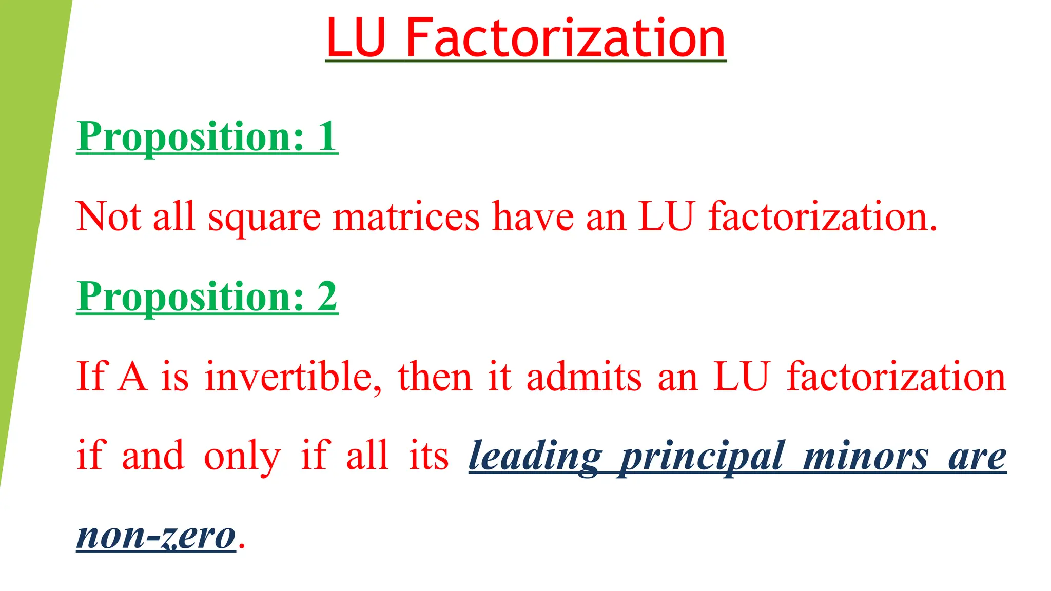 L05 LU Factorization and solution of system of equations.pptx
