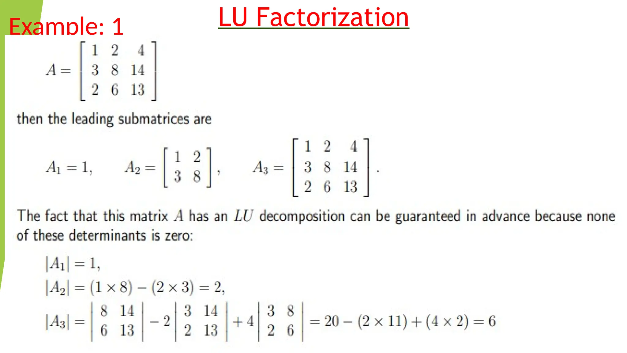 L05 LU Factorization and solution of system of equations.pptx