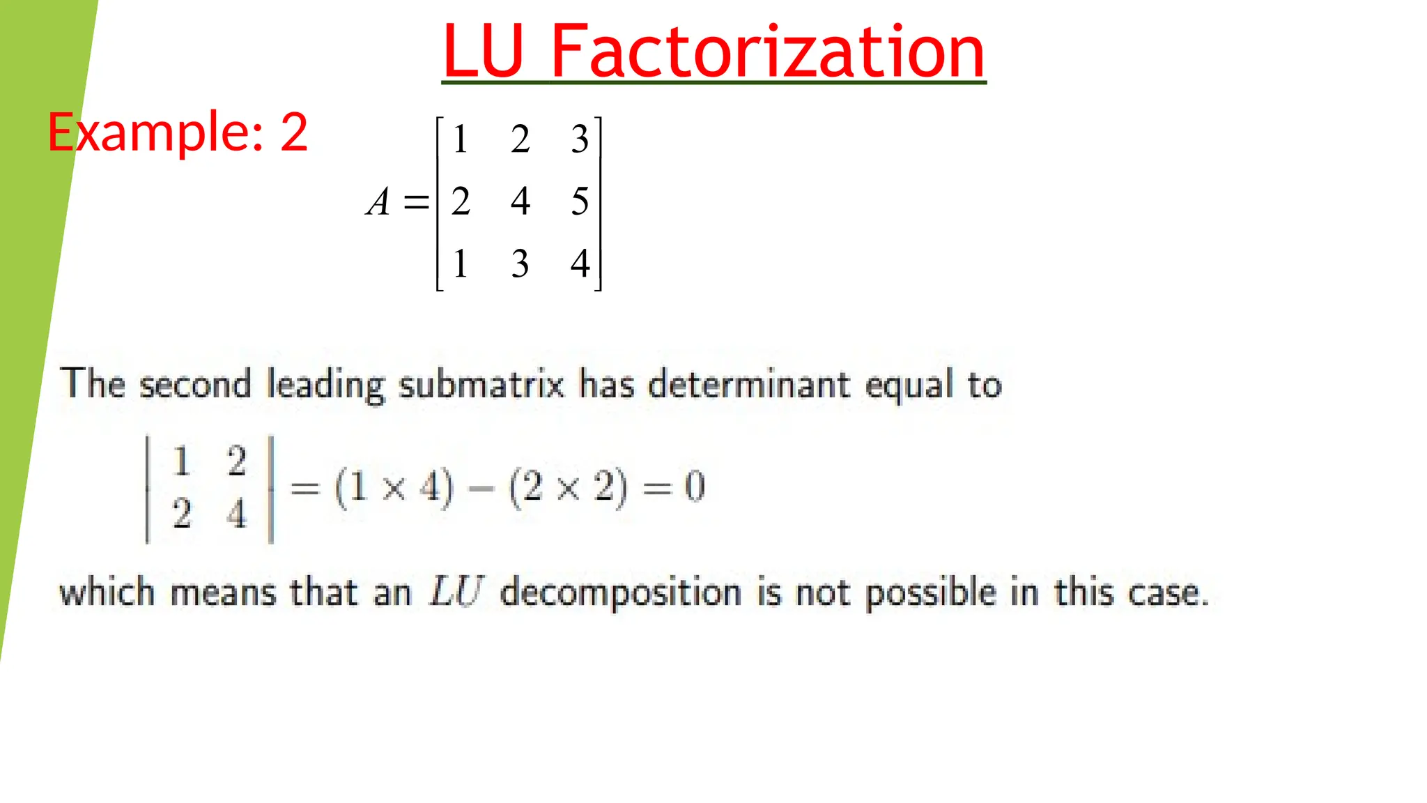 L05 LU Factorization and solution of system of equations.pptx