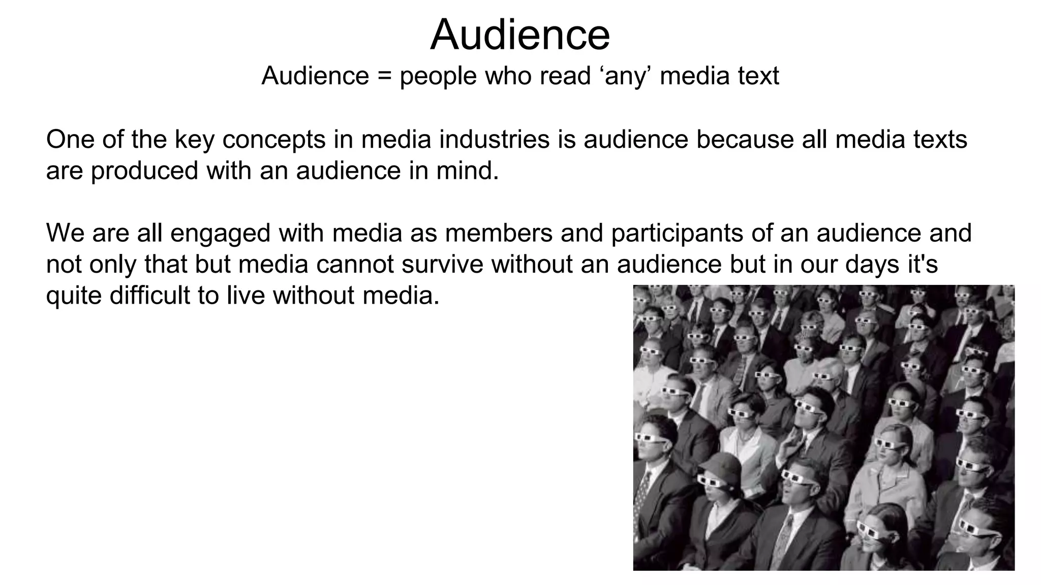 Audience theories | PPTX