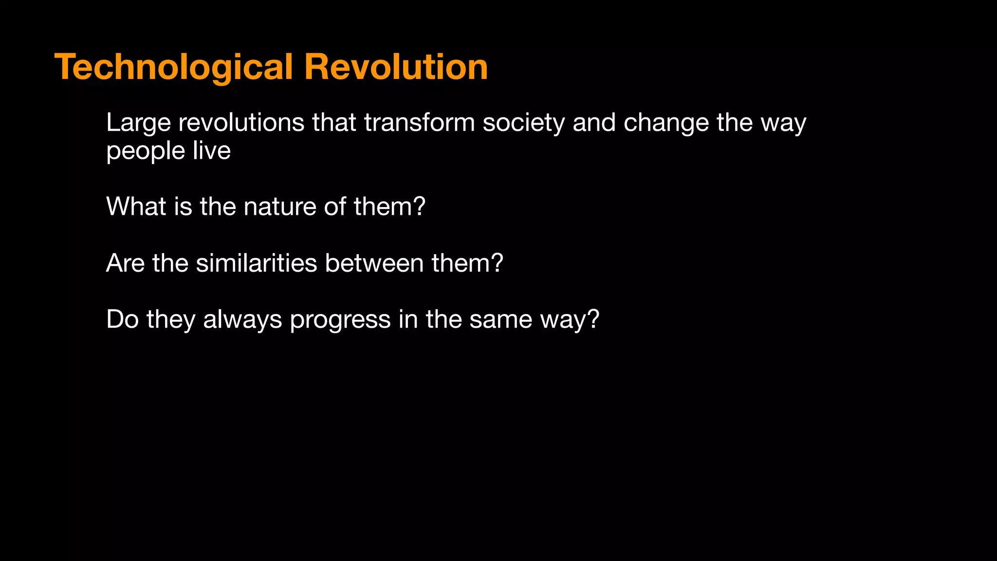 L09 Technological Revolutions | PDF