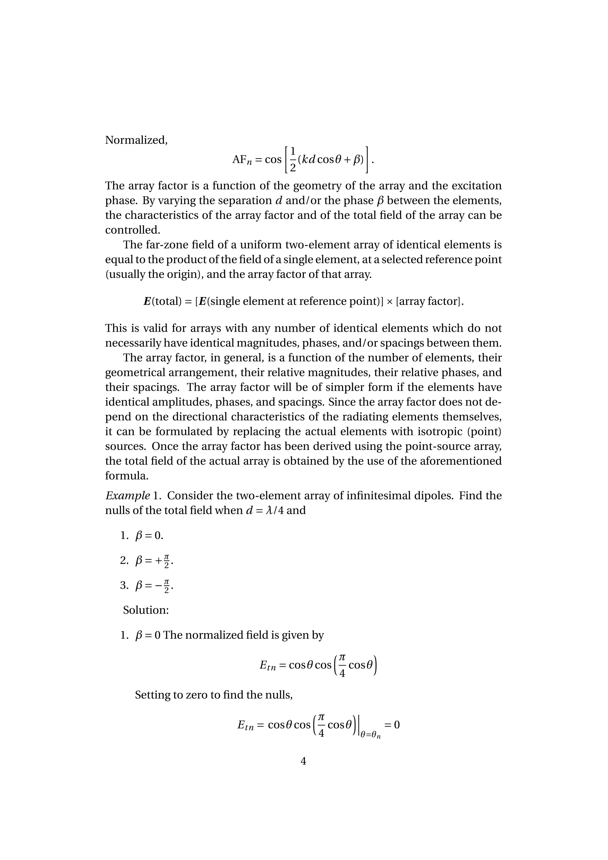 Antenna arrays | PDF | Physics | Science