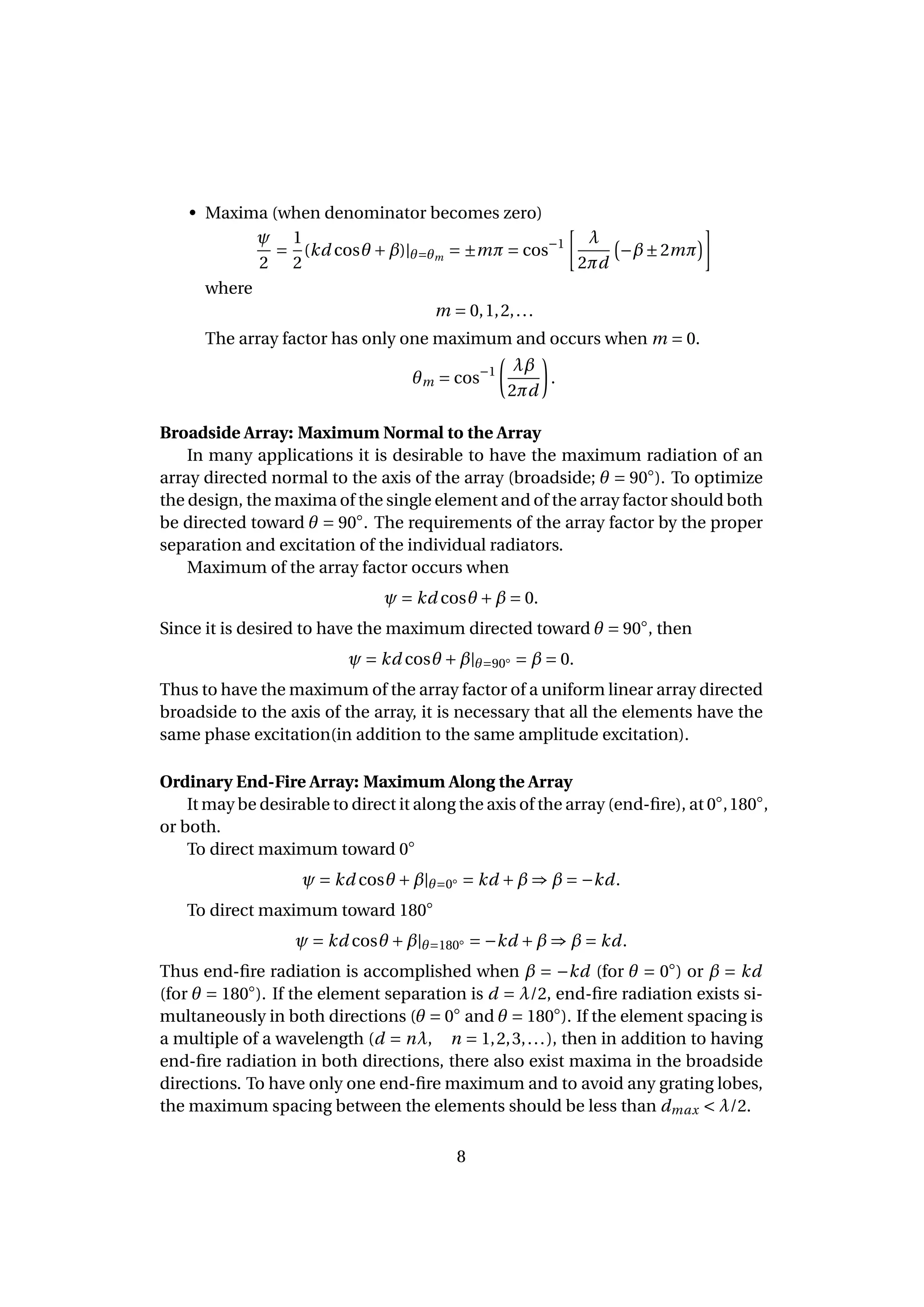 Antenna arrays | PDF | Physics | Science