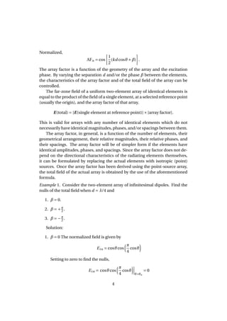 Antenna arrays | PDF | Physics | Science