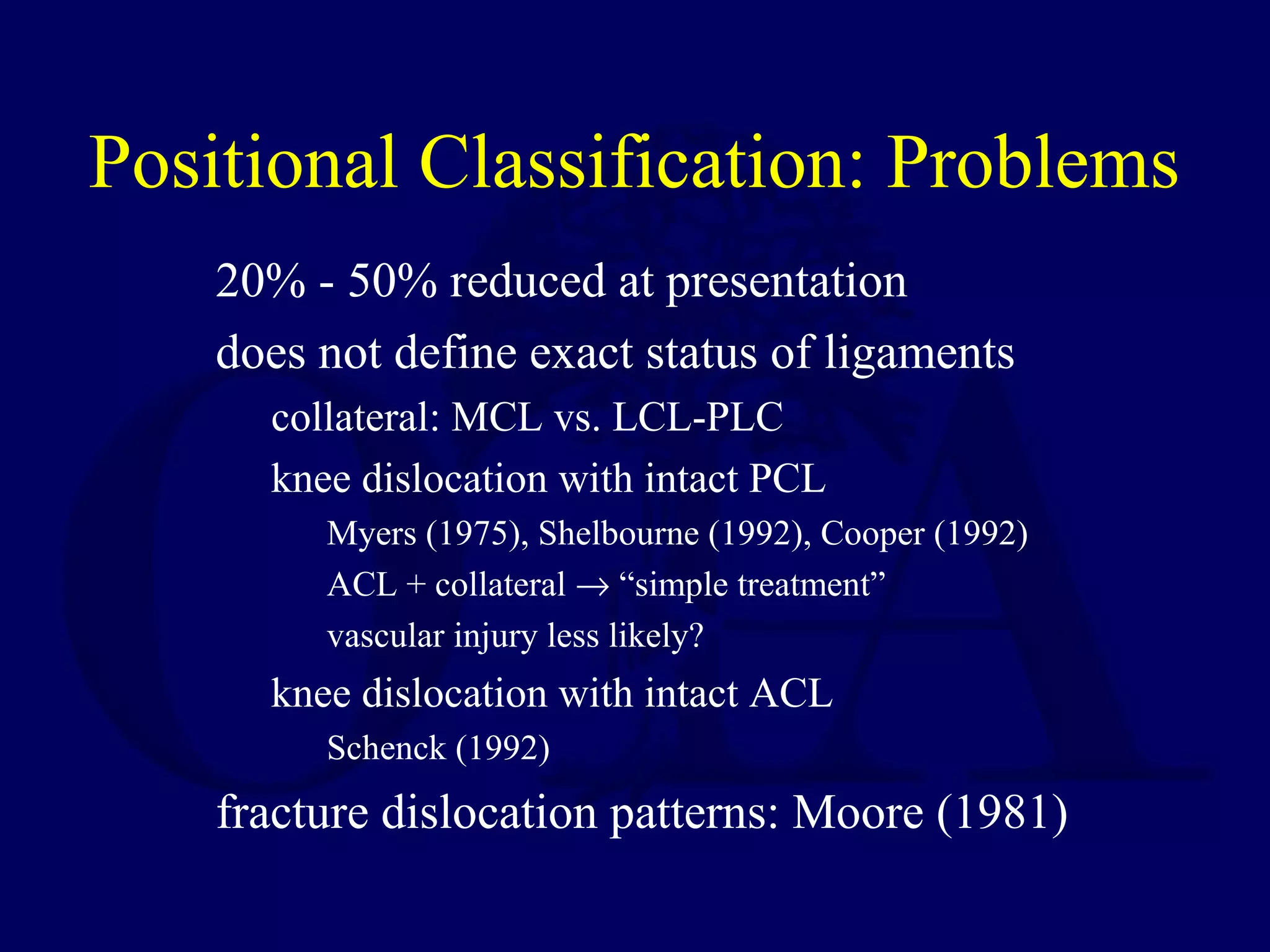 L06 knee dislocations | PPT