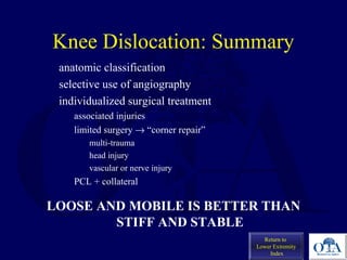 L06 knee dislocations | PPT