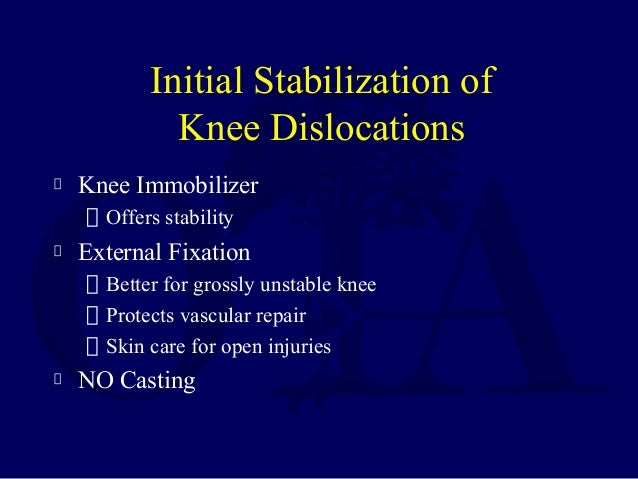 L06 knee dislocations
