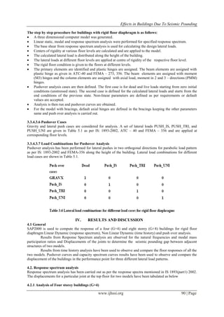 Effects in Buildings Due To Seismic Pounding | PDF