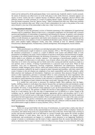 Organizational Alienation | PDF | Remote Working | Careers