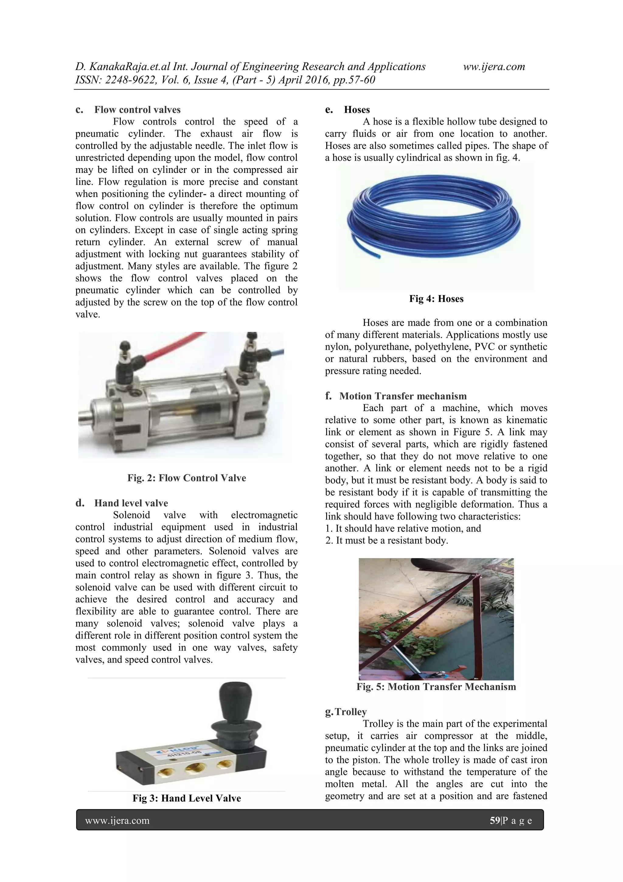 Fabrication of Semi-Automatic Molten Metal Pouring System in Casting Industries. | PDF