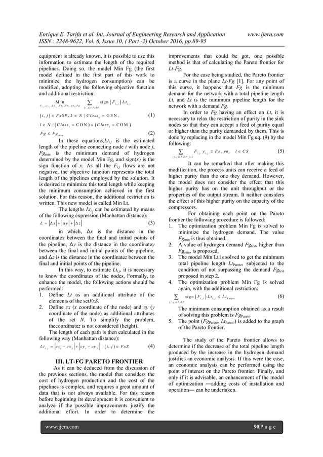 Optimization Model for Refinery Hydrogen Networks Part II | PDF