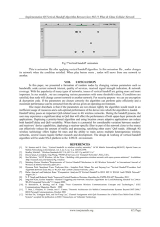 Implementation of Vertical Handoff Algorithm between IEEE 802.11 WLAN & CDMA Cellular Network | PDF
