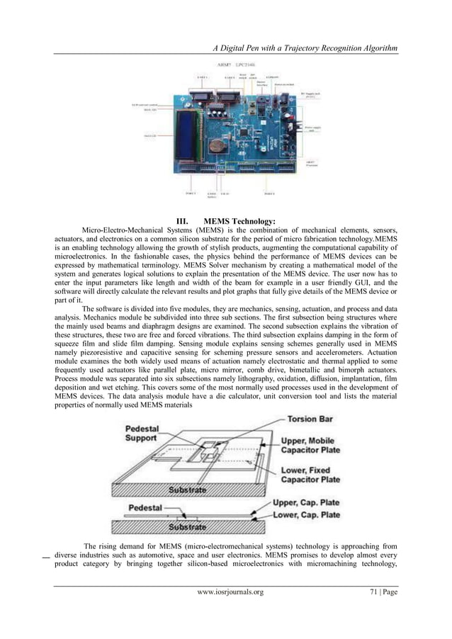 A Digital Pen with a Trajectory Recognition Algorithm | PDF