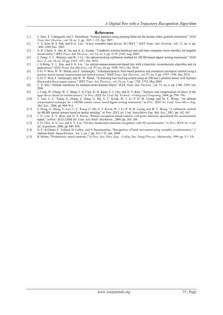 A Digital Pen with a Trajectory Recognition Algorithm | PDF