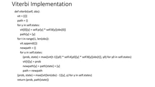 An overview of Hidden Markov Models (HMM) | PDF