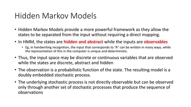 An overview of Hidden Markov Models (HMM) | PDF | Physics | Science