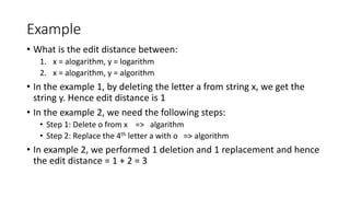 L06 stemmer and edit distance | PDF