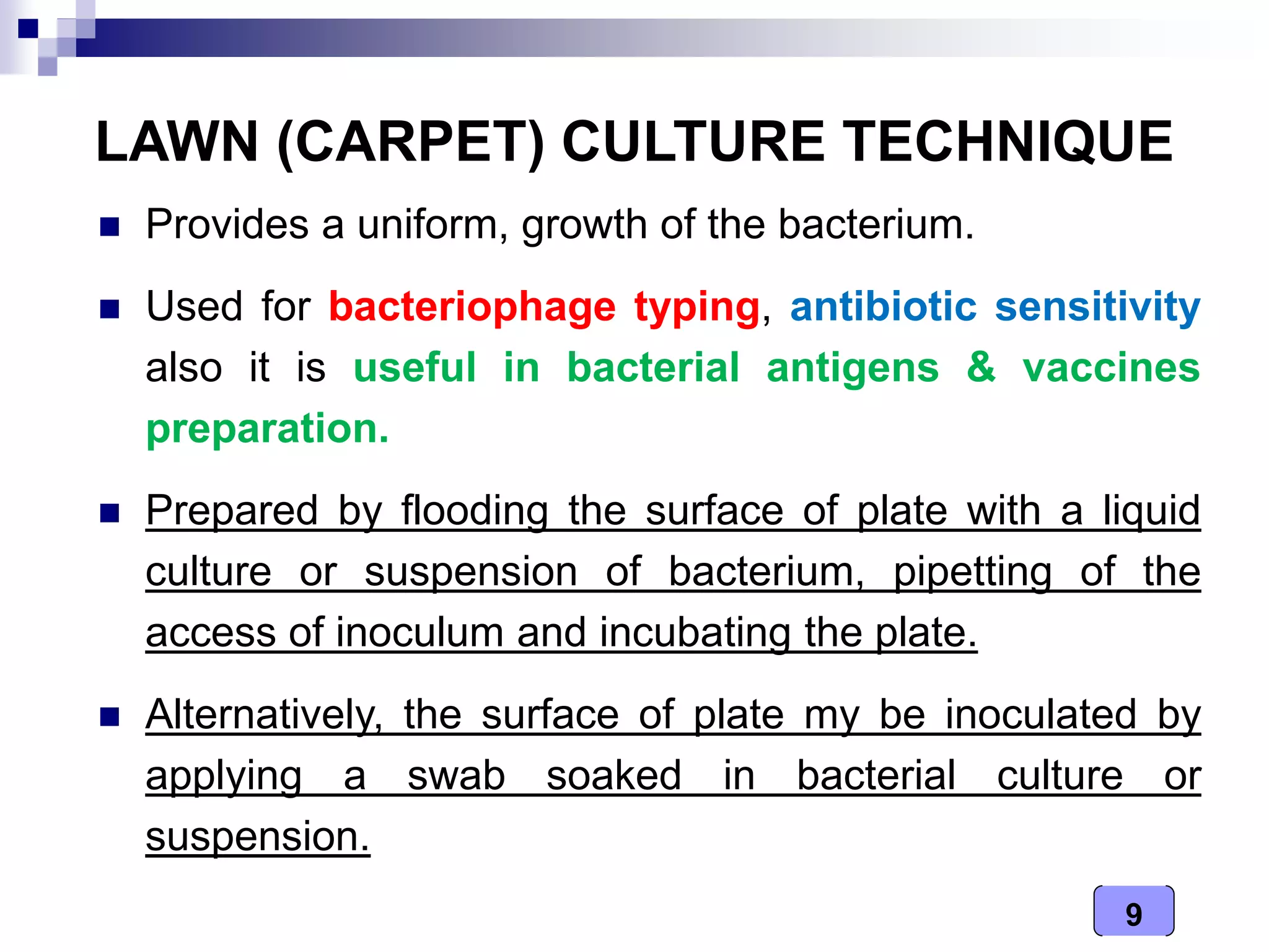 Medical Microbiology Laboratory (culture techniques) | PDF