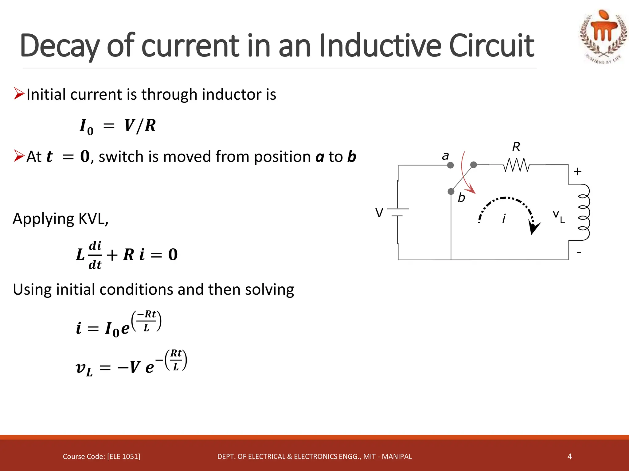 Basic electric theory - RL transient.pptx