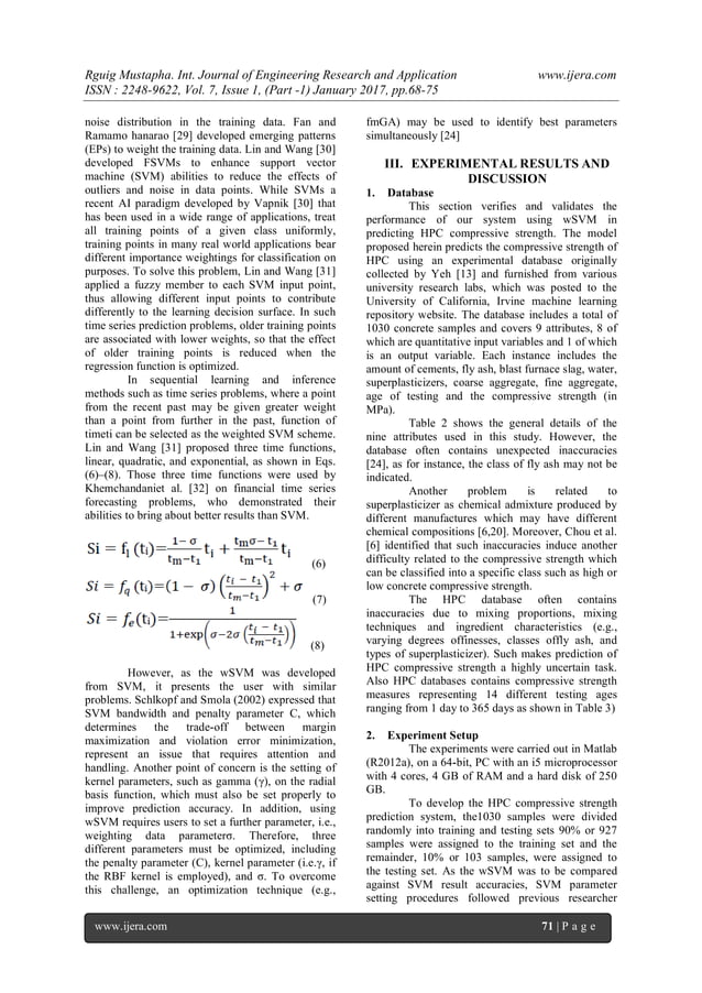 High Performance Concrete Compressive Strength Prediction Based