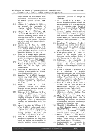 Comparison of Max100, SWARA and Pairwise Weight Elicitation Methods | PDF | Computer Software ...