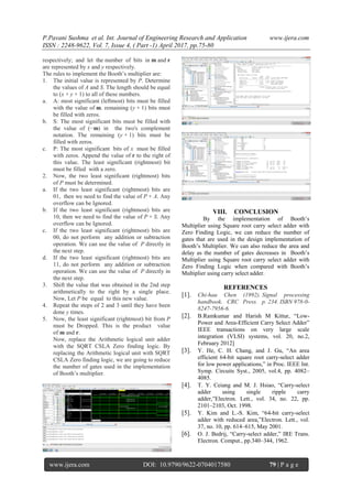 High Speed and Area Efficient Booth Multiplier Using SQRT CSLA with ...