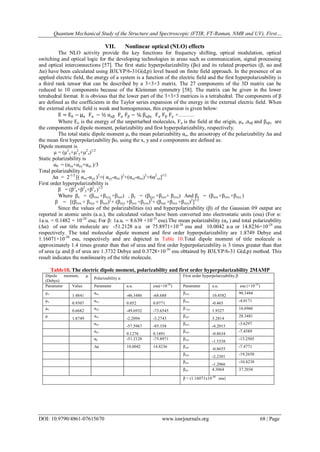 Quantum Mechanical Study of the Structure and Spectroscopic (FTIR, FT-Raman, NMR and UV), First ...