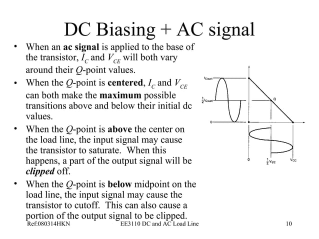 L07 dc and ac load line | PPT | Computer Networking | Computing