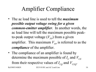 L07 dc and ac load line | PPT